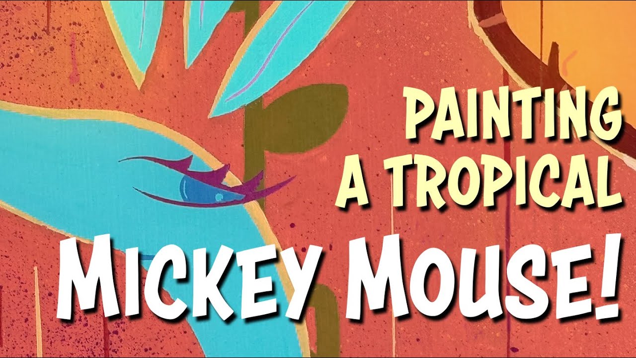 Painting a Mouse of Paradise – Eric Doggett Studios, LLC